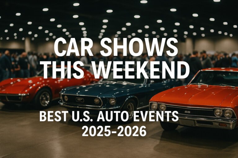 Car Shows This Weekend | Best U.S. Auto Events 2025-2026